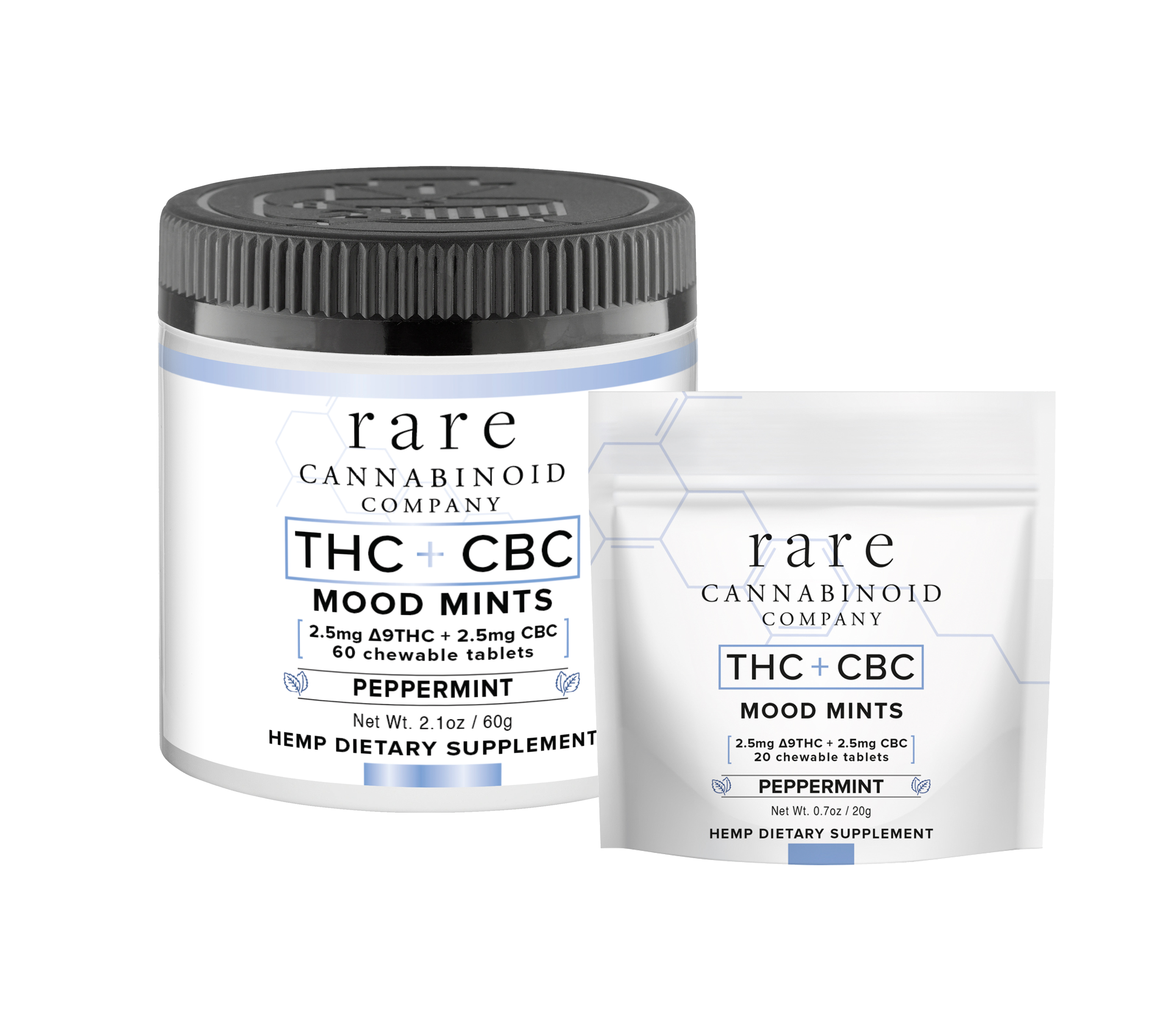 Rare Cannabinoid Mood Mints THC + CBC | Island Uplift